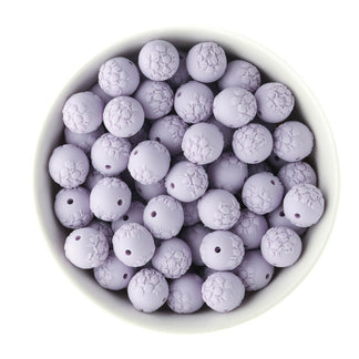 Embossed Silicone Round Beads | Cara & Co.