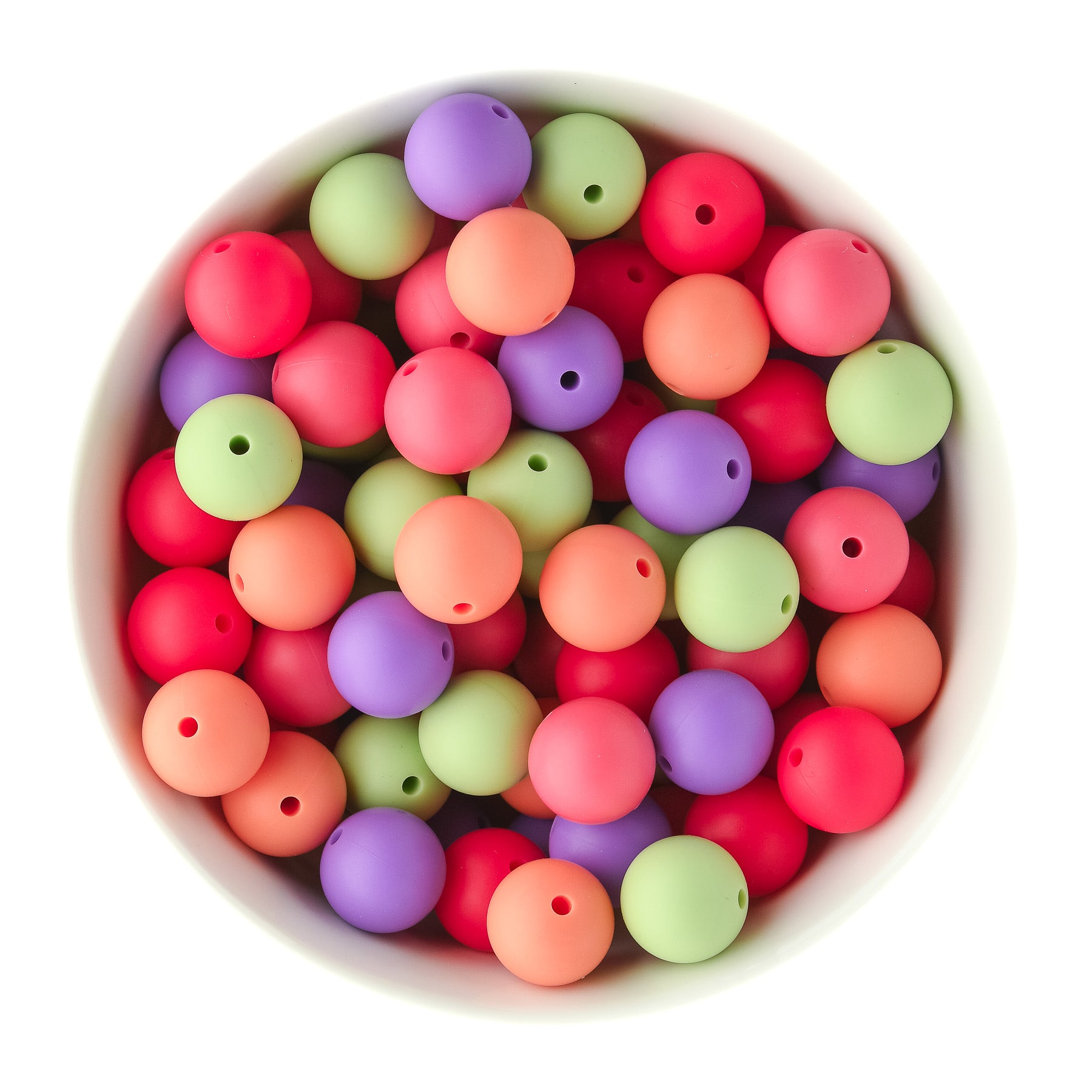 Summer Round Silicone Beads | Cara & Co.