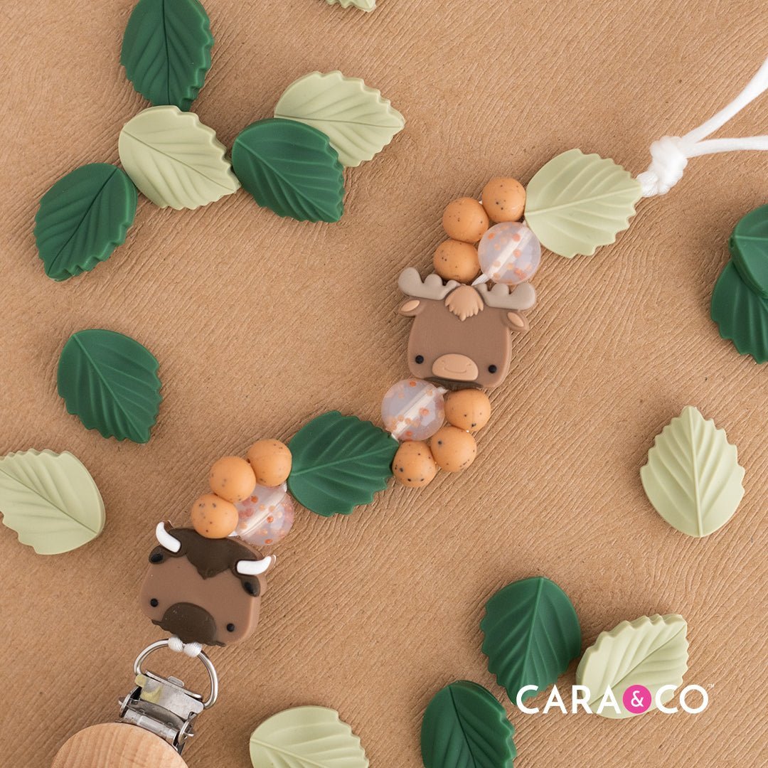 Bison Silicone Focal Beads | Cara & Co.