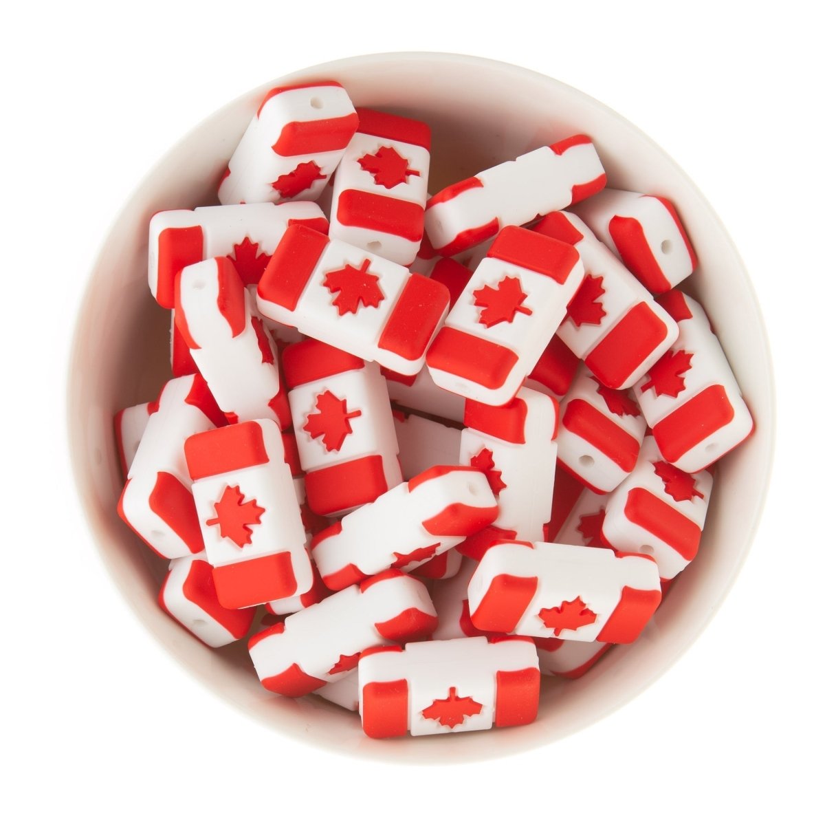 Flag Silicone Focal Beads | Cara & Co.