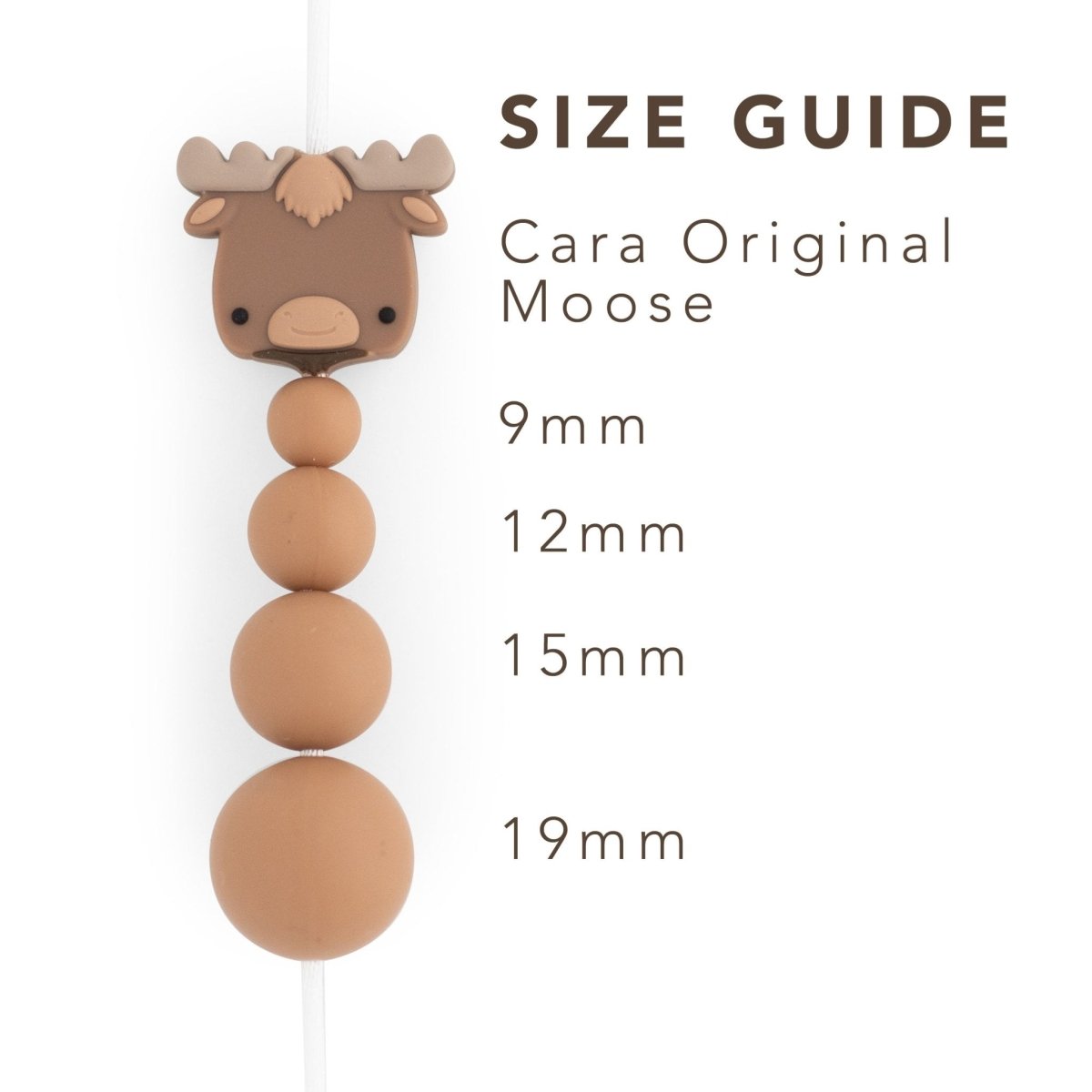 Moose Silicone Focal Beads | Cara & Co.
