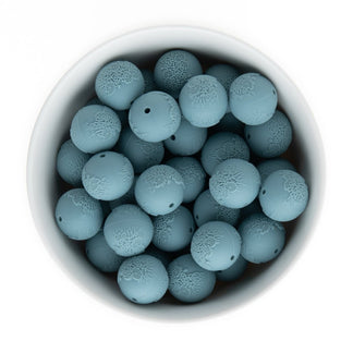 Embossed Silicone Round Beads | Cara & Co.