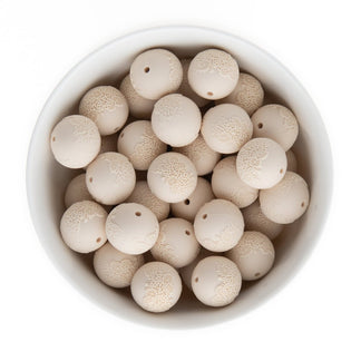 Embossed Silicone Round Beads | Cara & Co.