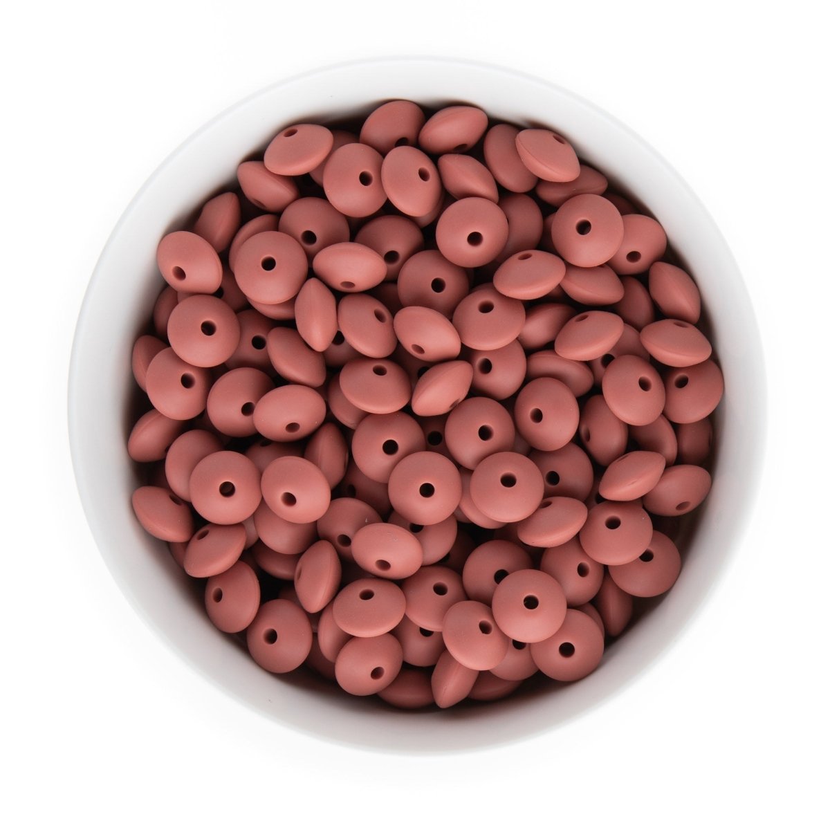 12mm Saucer Silicone Beads | Cara & Co.