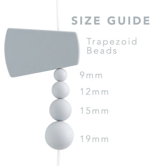 Trapezoid Silicone Beads | Cara & Co.